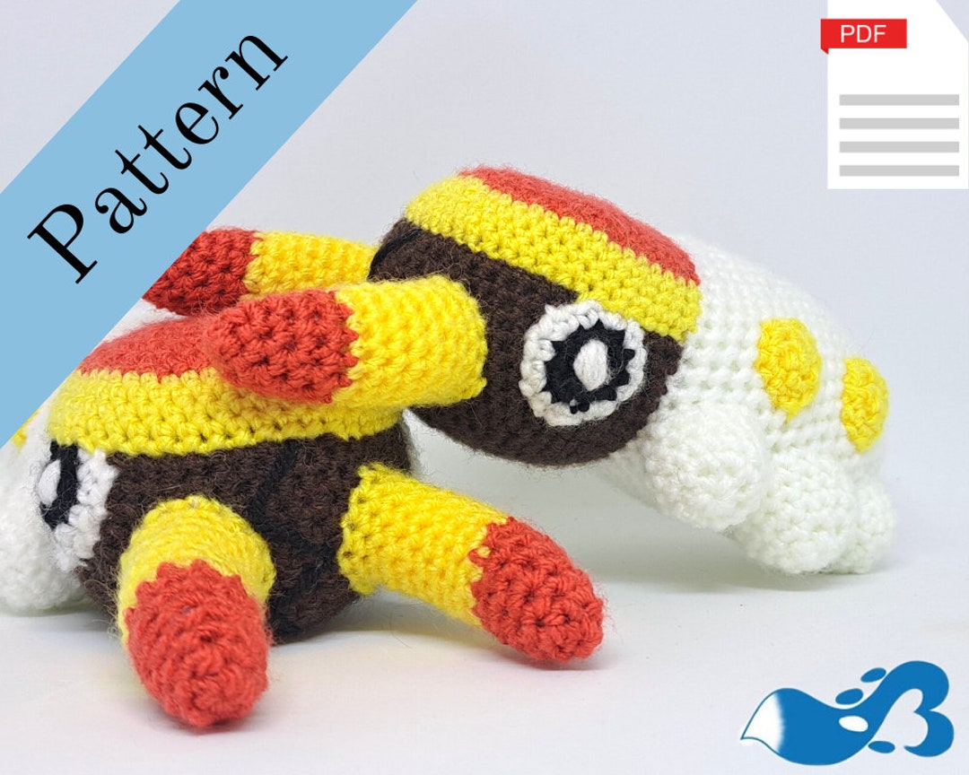 Grubbin Crochet Pattern, Pokémon Bug, **PDF File***, Digital Download ...
