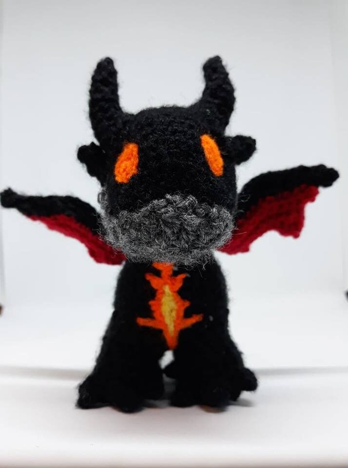 Deathwing Inspired Crochet Pattern / Dragon / Mythical / Azeroth ...