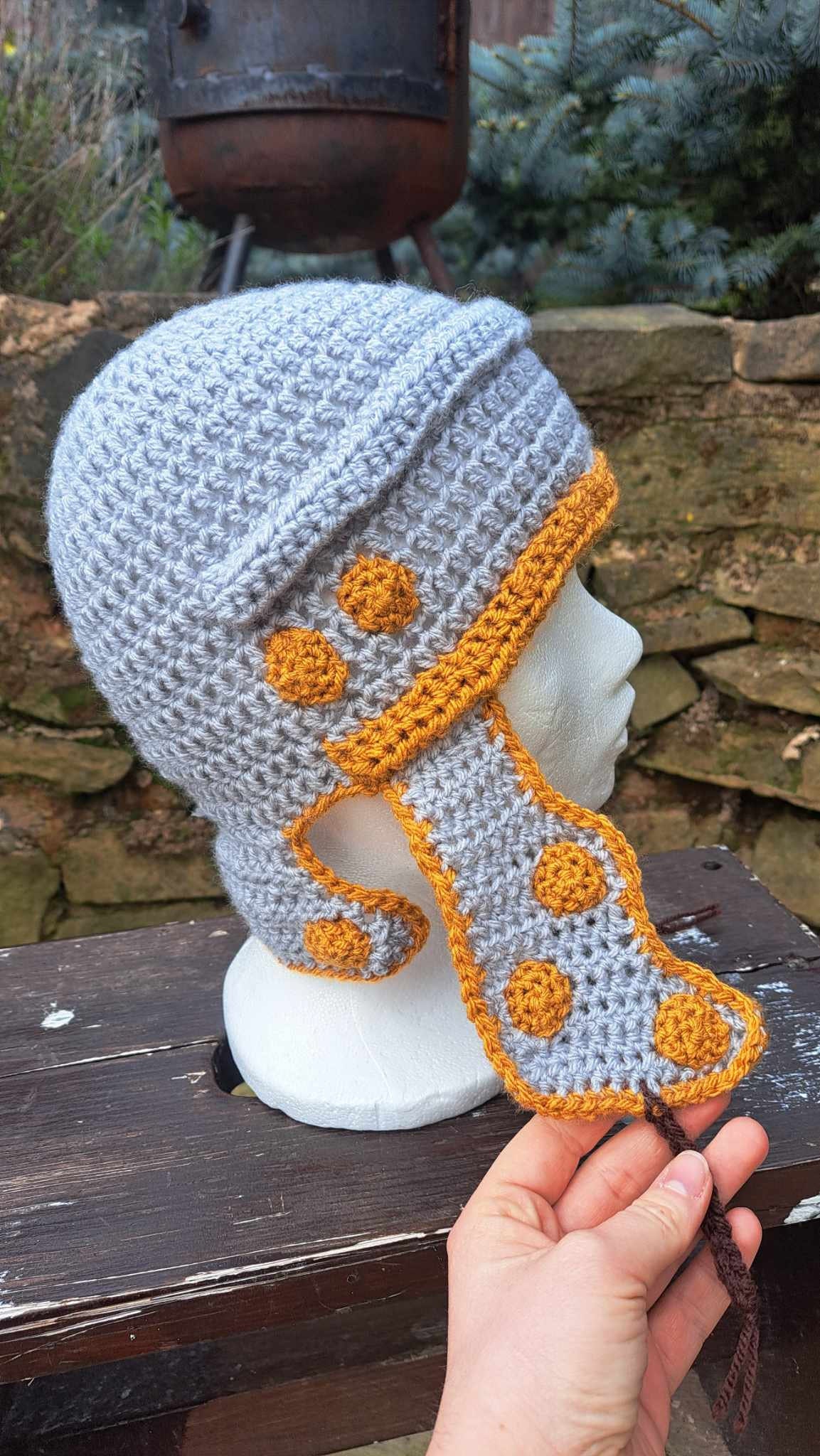 Crochet Roman Centurion Helmet Hat Pattern, PDF File, **digital ...