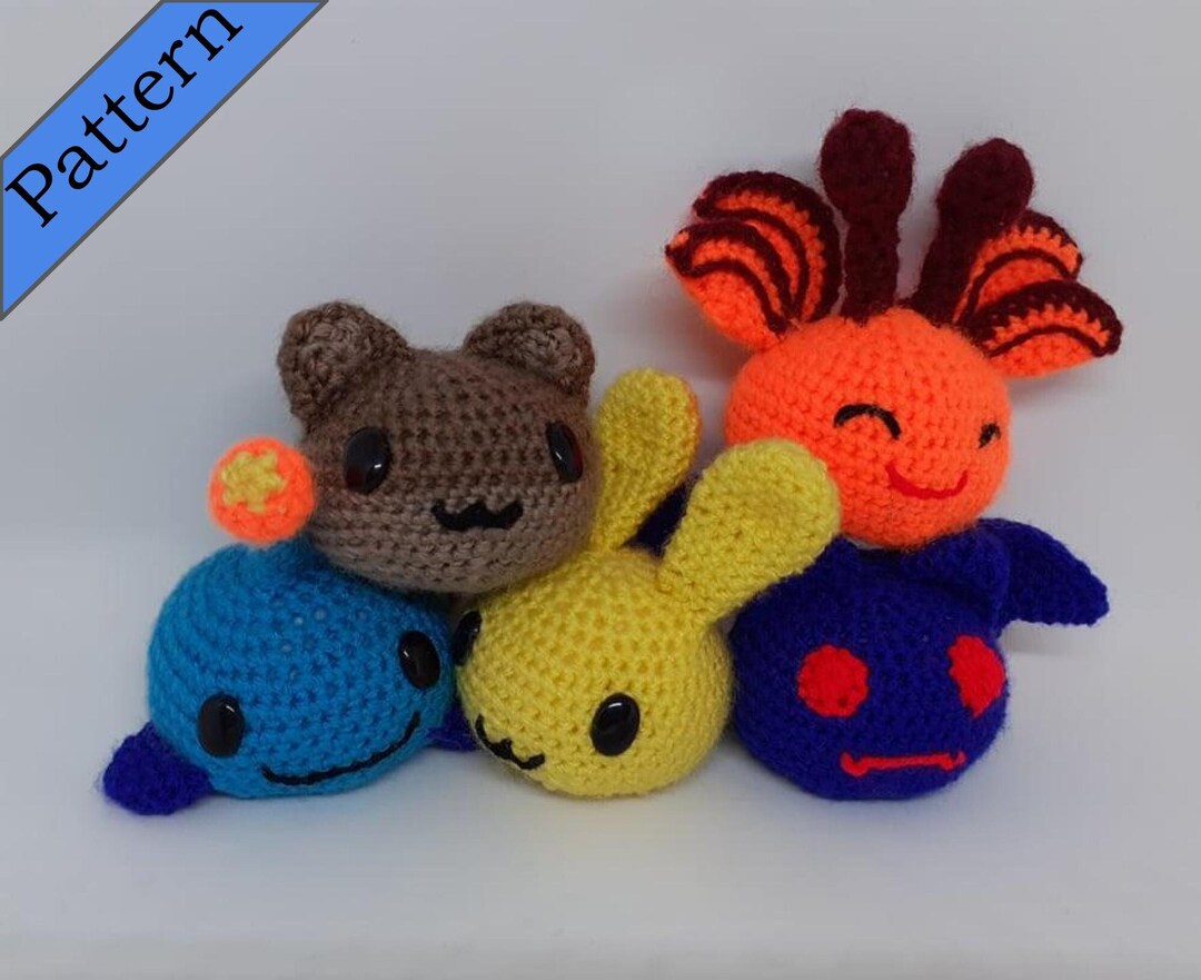 Slime Rancher 2 - First 5 Slimes Crochet Pattern Pack / Beginner ...