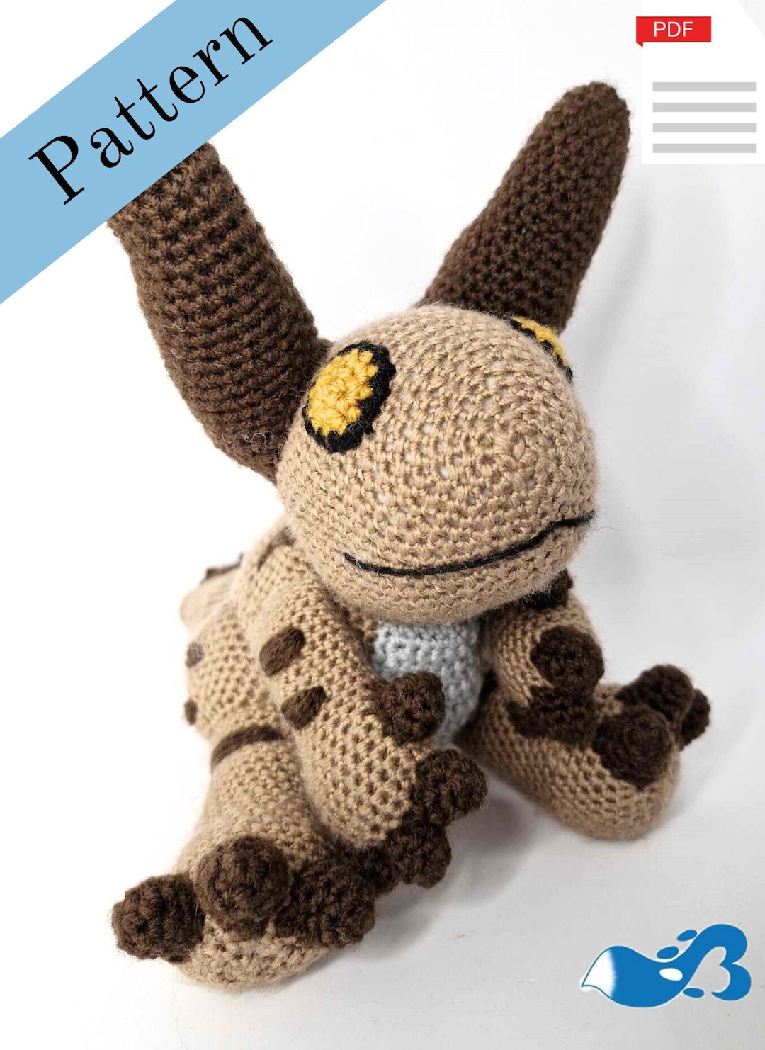Deathclaw Inspired Crochet Pattern, ***PDF File***, Fallout, New Vegas ...