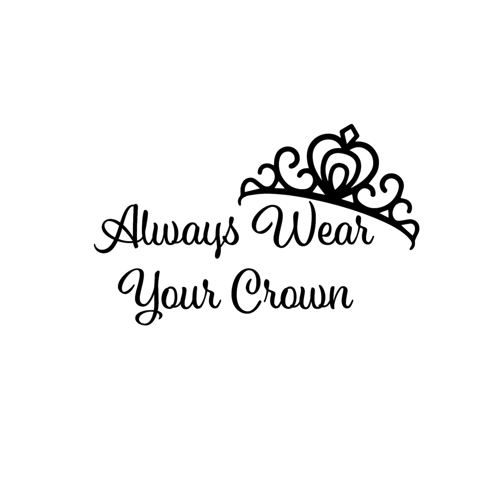 Always Wear Your Crown Women's Graphic T-shirt - Etsy