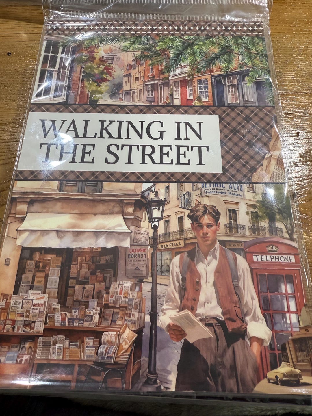 Walking in the Street Sticker Book - Etsy