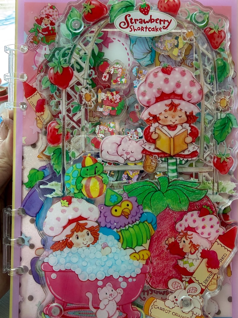 Strawberry Shortcake Acrylic Shaker Journal - Etsy