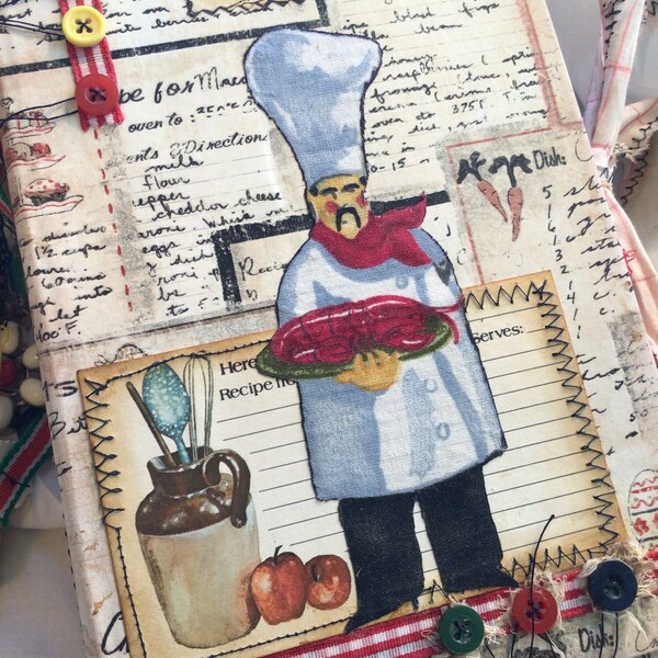 Cookbook Junk Journal - Etsy
