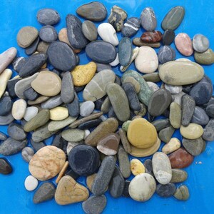 150 Beach Stones 0.4 1.61-4cm. Different Types - Etsy