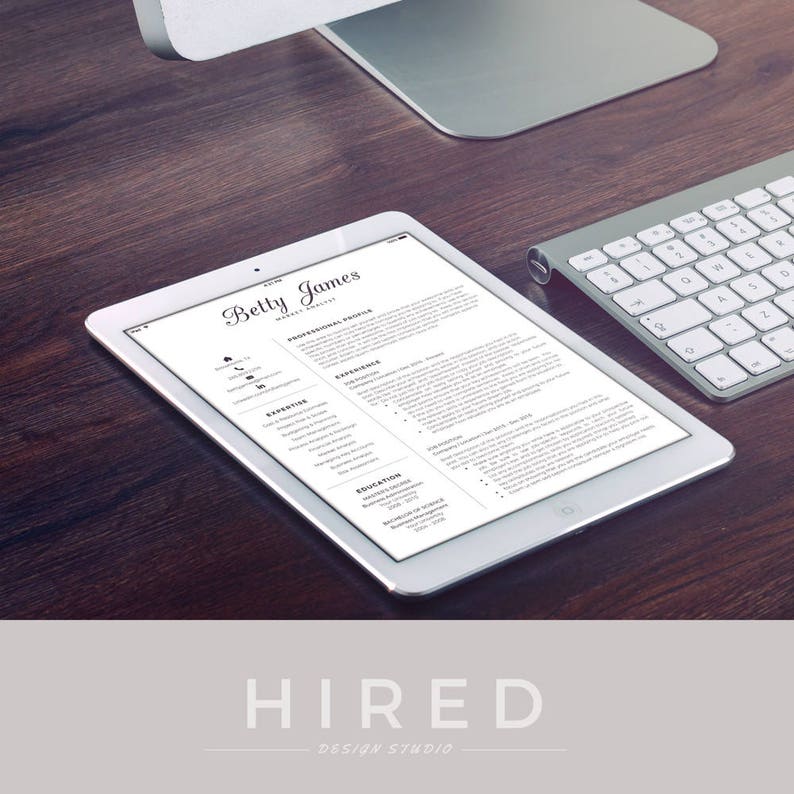 Resume Template | CV Template | Professional & Modern Résumé, CV Layout ...