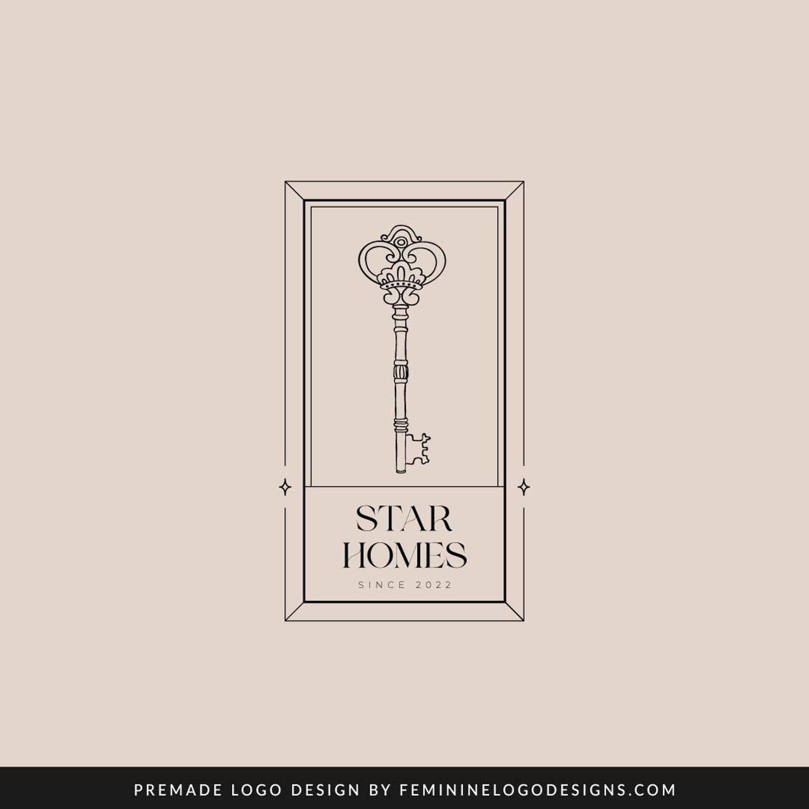 Real Estate Logo Design Realtor Logo Key Logo Modern Logo - Etsy