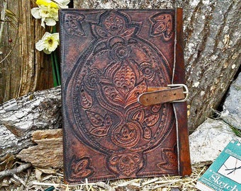 Leather sketchbook | Etsy