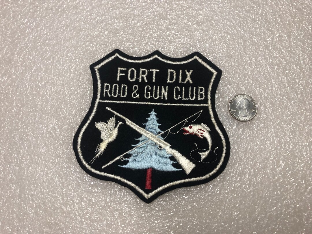 Vintage Fort Dix Rod & Gun Club Patch NJ Military Base Felt - Etsy