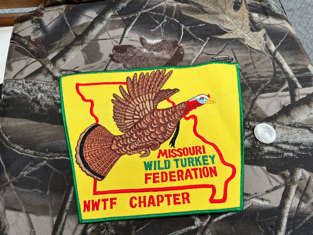 Vintage Missouri Wild Turkey Federation NWTF Chapter Back Patch - Etsy