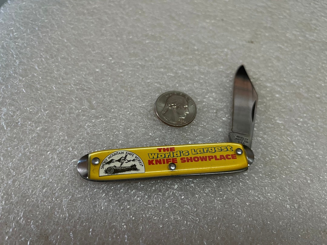 Vintage Smokey Mountain Knife Works Pocket Knife the Worlds Largest ...