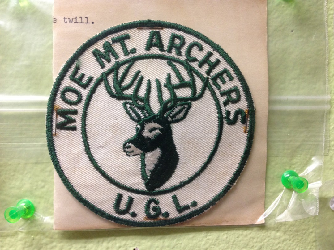 Vintage Moe Mountain Archers Patch Upper Greenwood Lake New Jersey ...