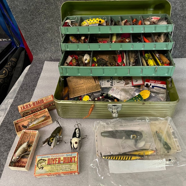 Vintage Tackle Box - Buy Online - Etsy
