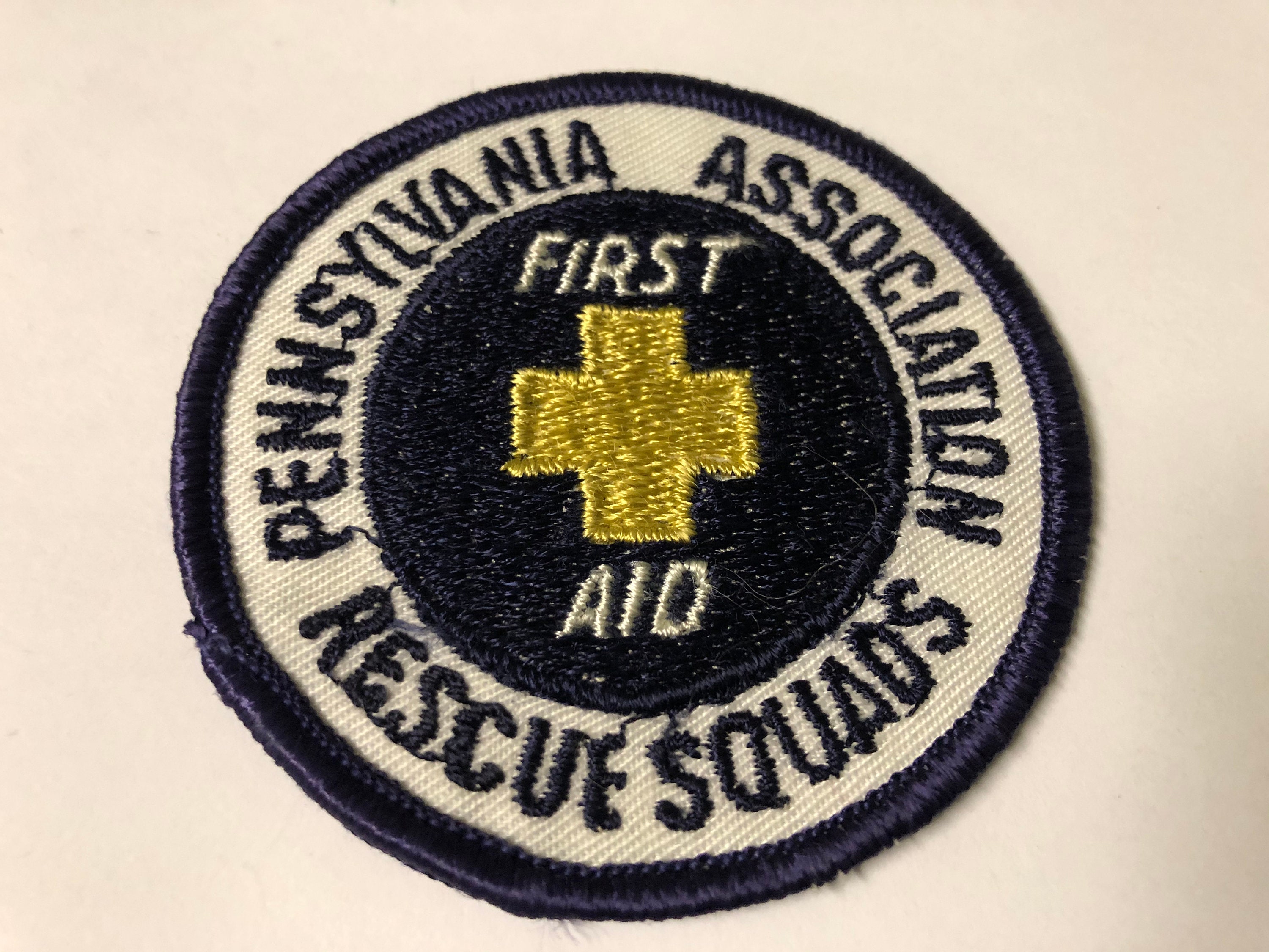 Vintage Pennsylvania Association of Rescue Squads Pa First Aid - Etsy ...