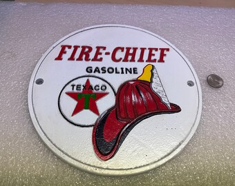 Fire Chief Gas Sign - Etsy