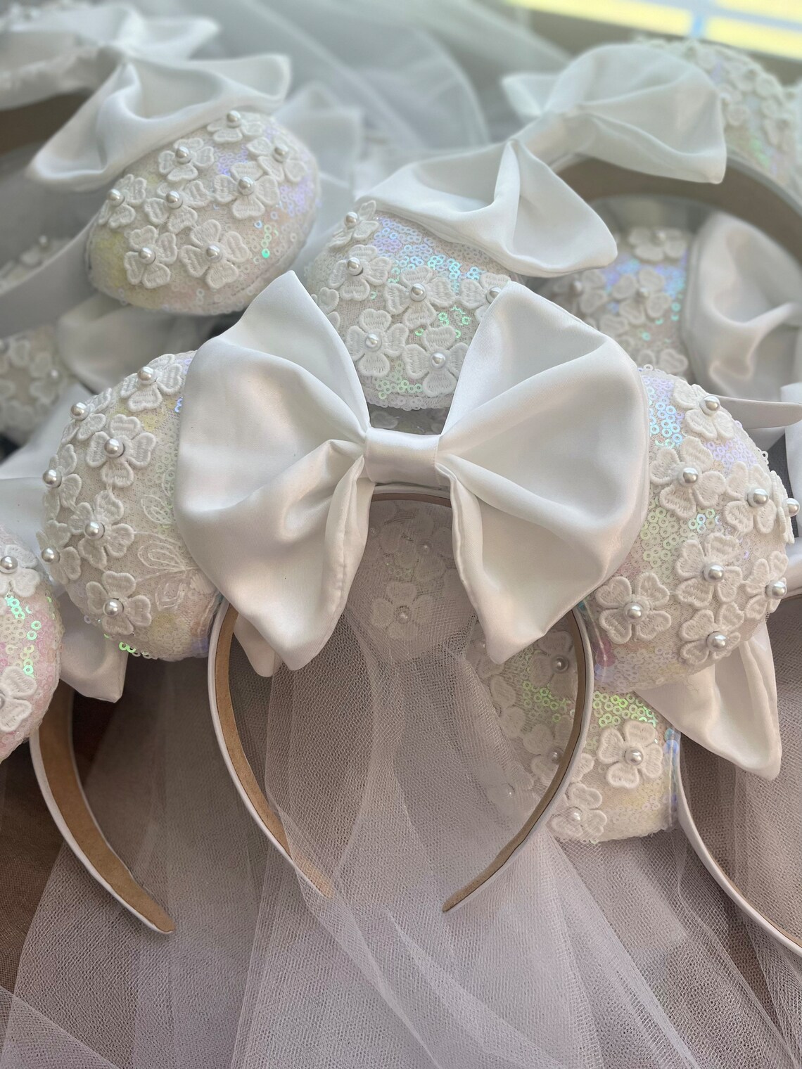 NEW Bridal Minnie Inspired Earsbride Ears Wedding Minnie - Etsy