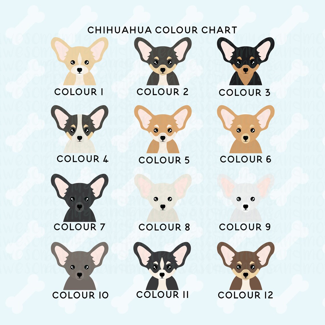 Personalised Chihuahua Print | Custom Chihuahua Picture | Custom Dog ...