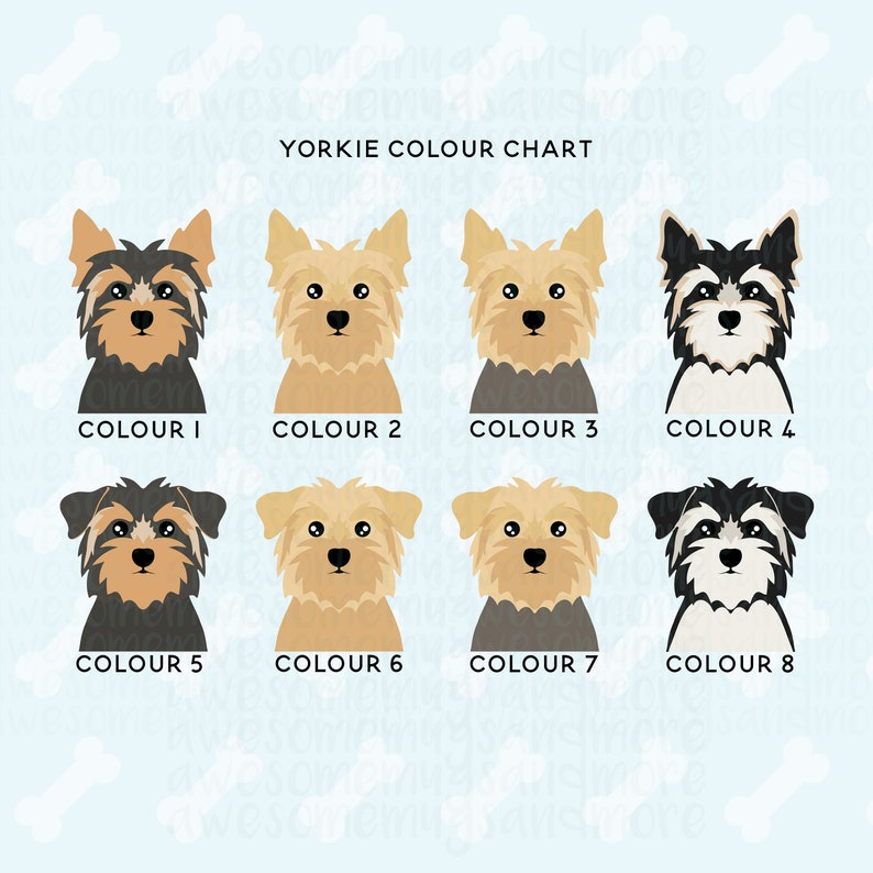 Personalised Yorkie Print Customised Yorkie Print Custom - Etsy