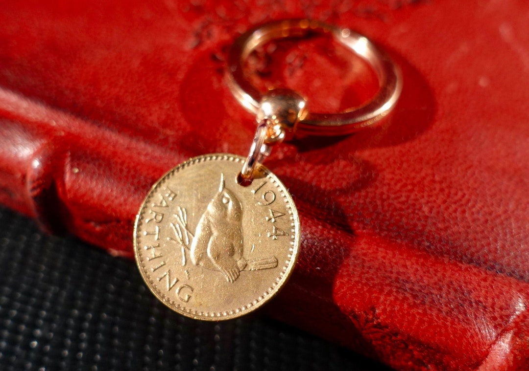 1944 Farthing Coin Keyring: D-day 81st Anniversary WW2 Souvenir - Etsy