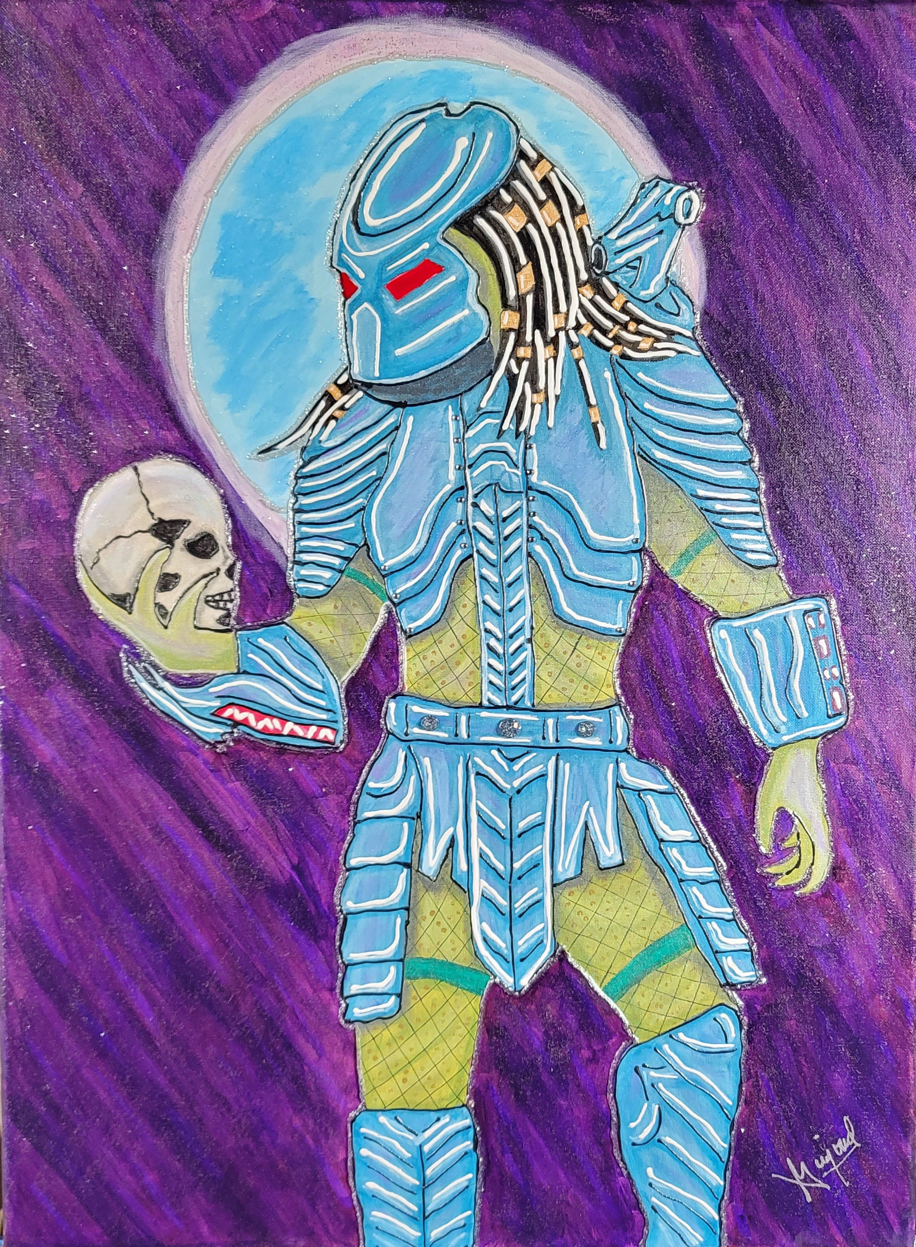 Predator Painting - Etsy