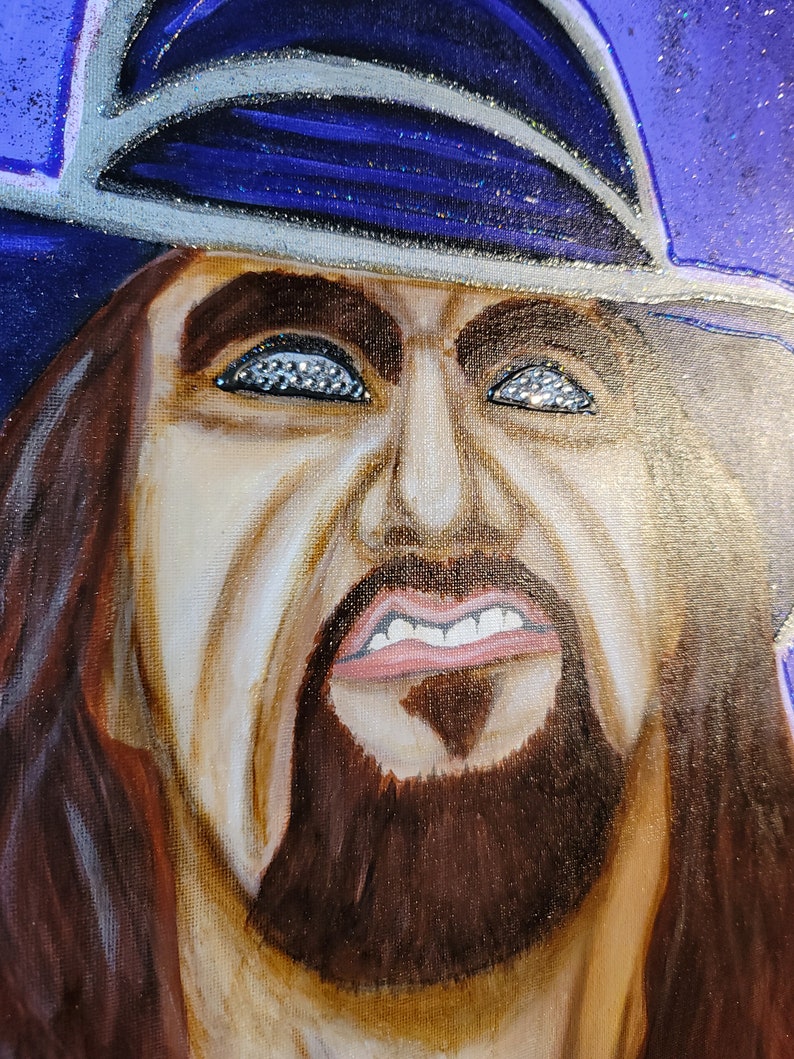 The Undertaker WWE Art Painting - Etsy