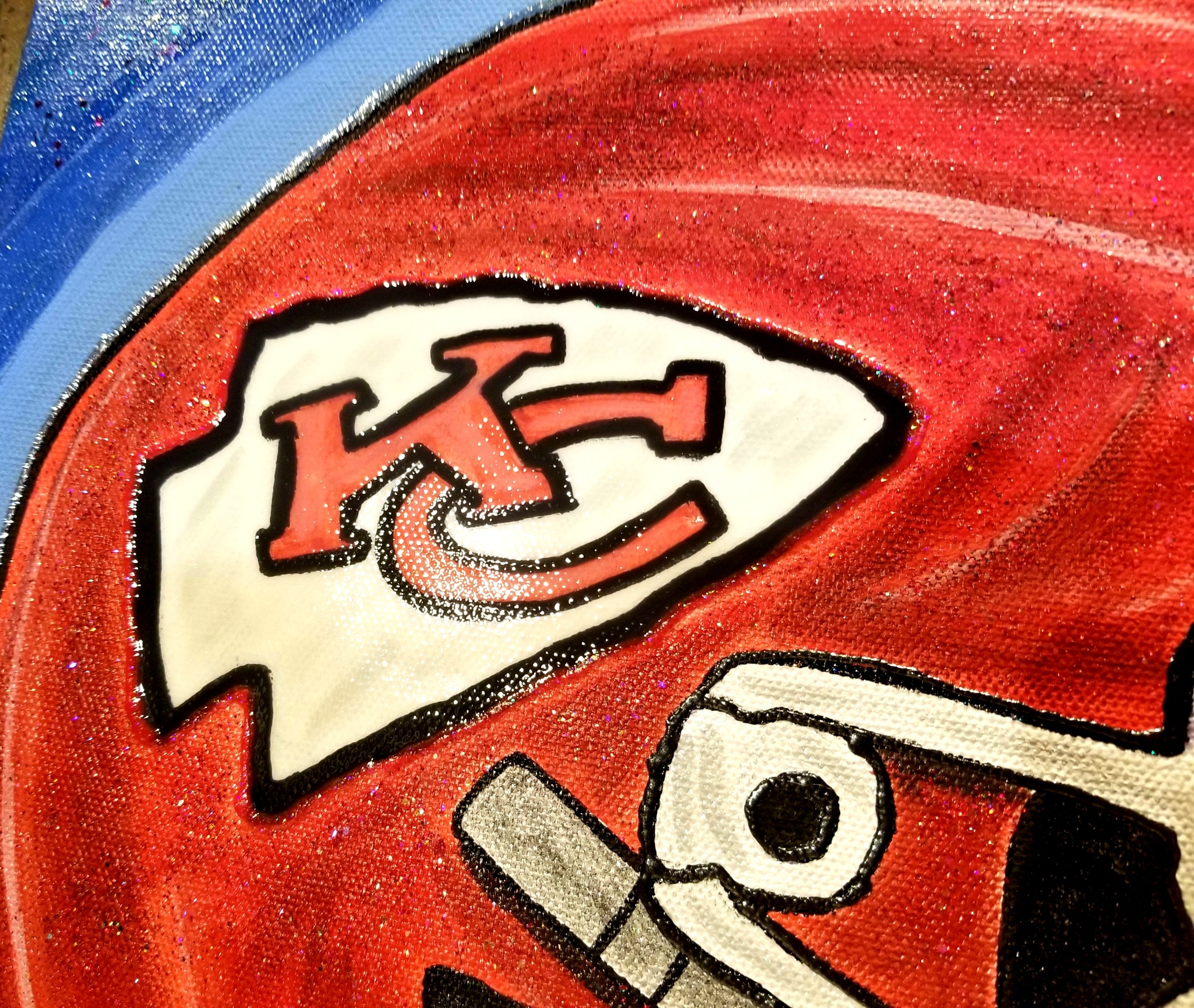 Patrick Mahomes - Kansas City Chiefs Art Painting - Etsy