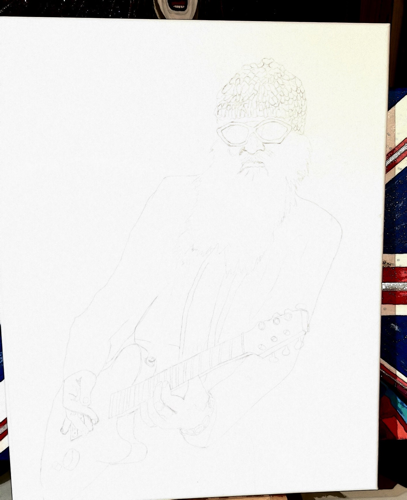 ZZ Top- Billy Gibbons Original Art - Etsy