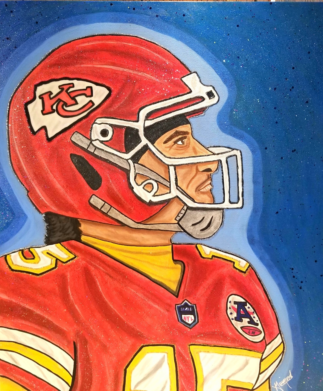 Patrick Mahomes - Kansas City Chiefs Art Painting - Etsy