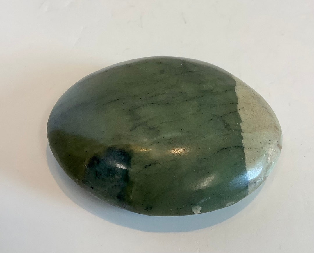 Nephrite Jade Palm Stone, Natural Carved Stone, 78 Grams - Etsy