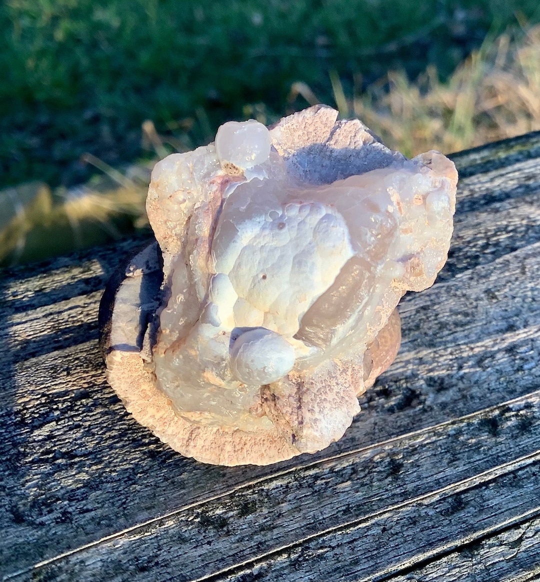 Hyalite Opal Geode, Natural Mexico Mineral, 54 Grams - Etsy
