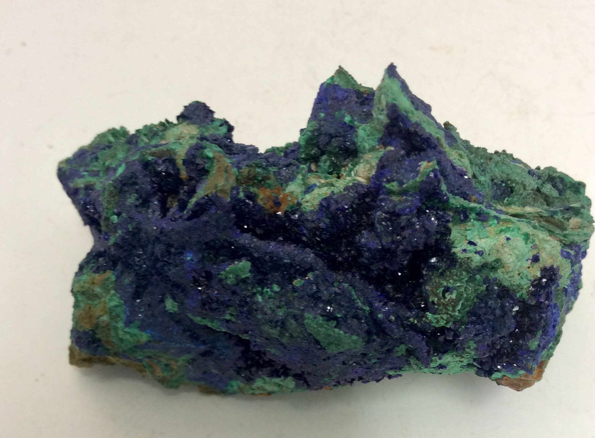 Azurite and Malachite Crystals on Matrix Blue and Green China | Etsy