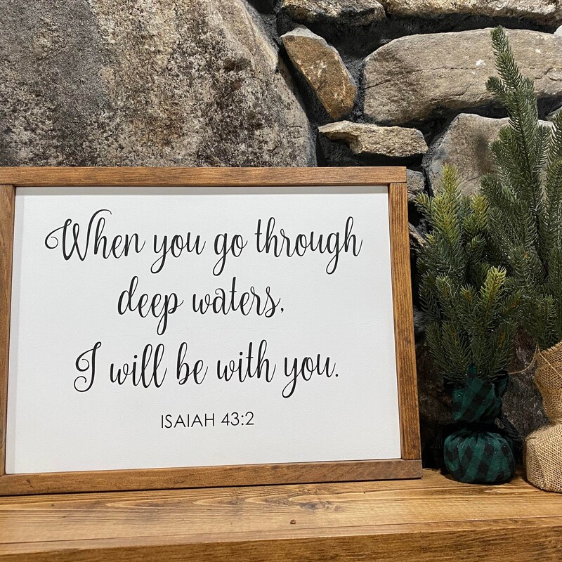 Through Deep Waters - Etsy