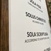 Five Solas Sign / Reformed Theology Decor / Soli Deo Gloria / 5 Solas ...