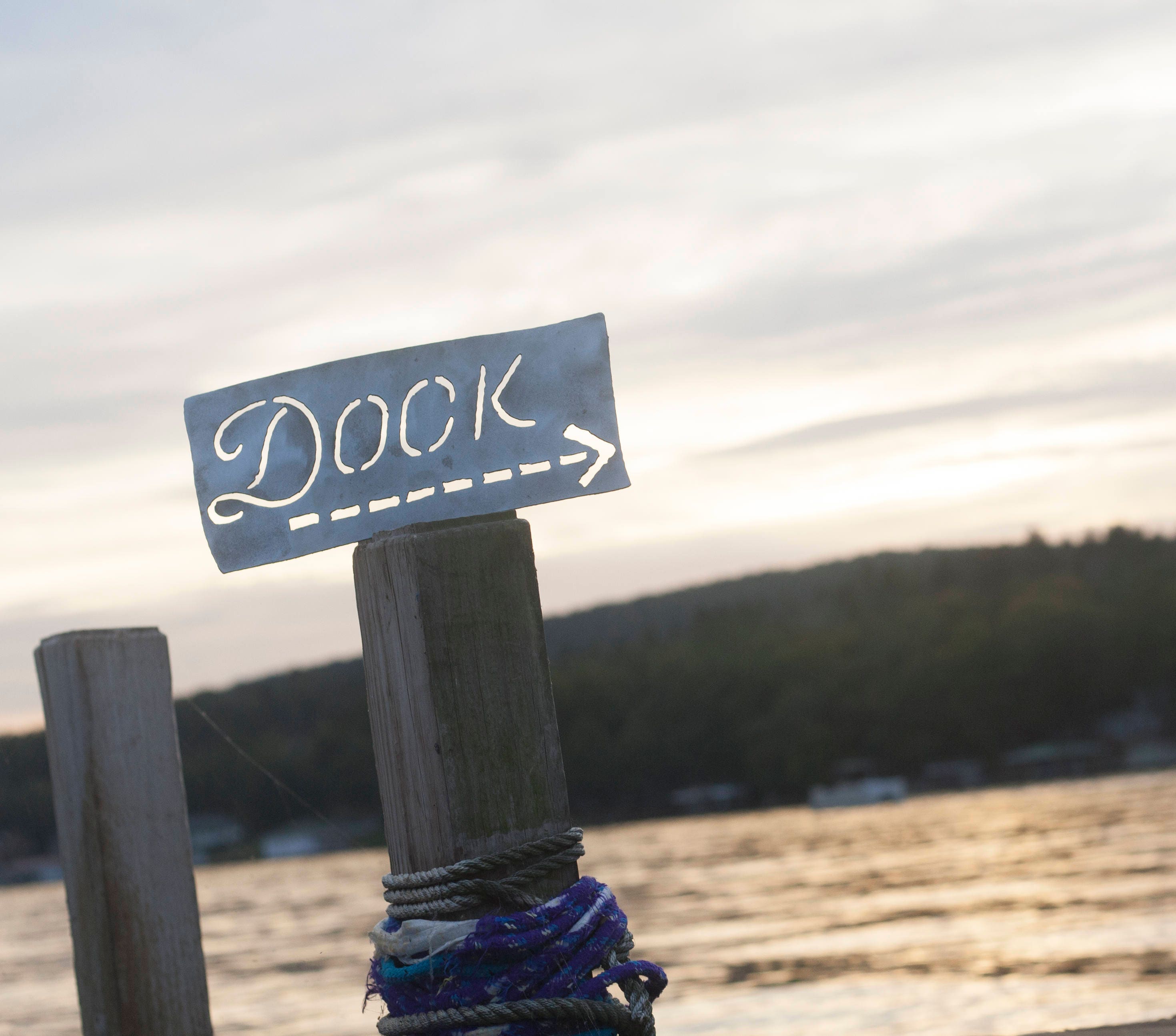 Dock Metal Sign Industrial Sign Farmhouse Sign Lake - Etsy