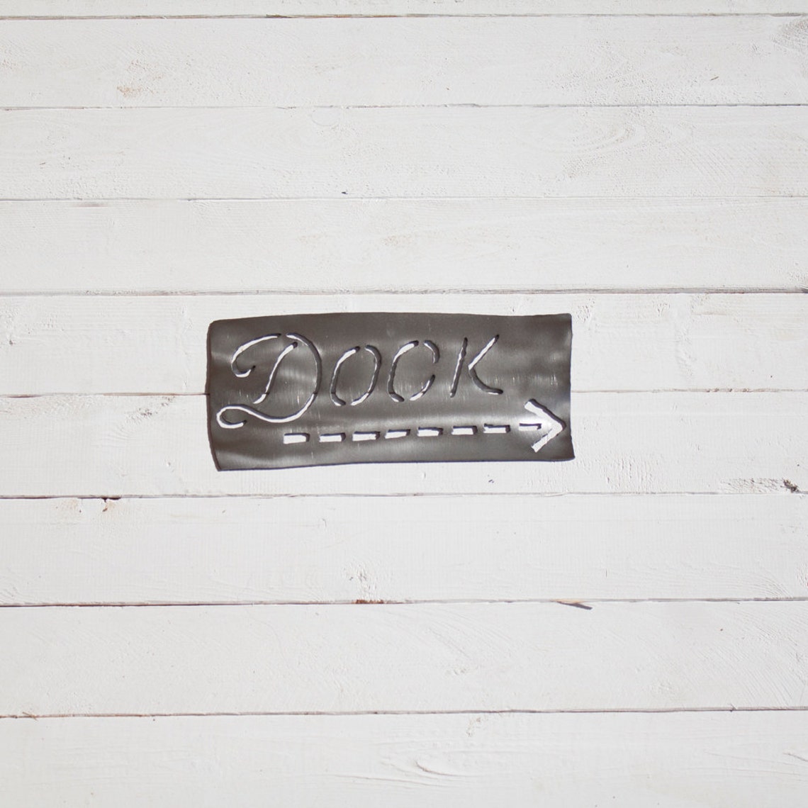 Dock Metal Sign Industrial Sign Farmhouse Sign Lake - Etsy