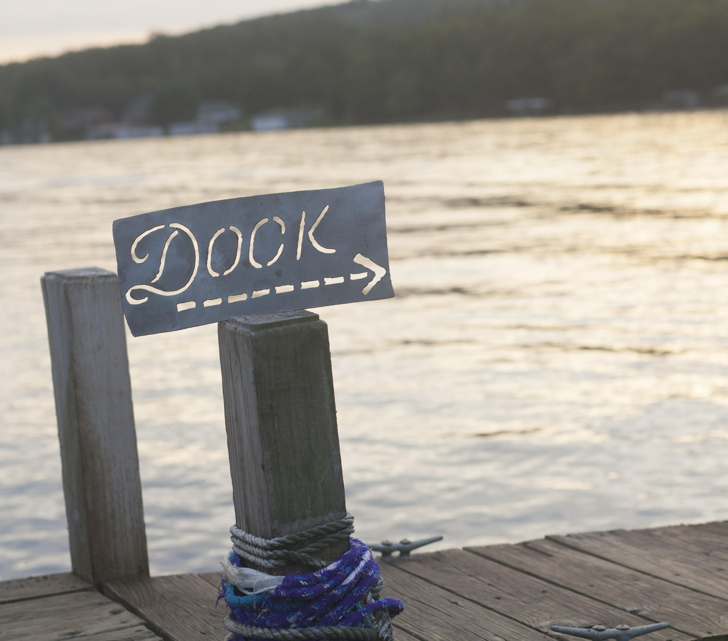 Dock Metal Sign Industrial Sign Farmhouse Sign Lake - Etsy