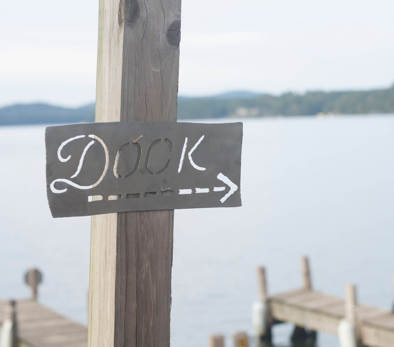 Dock Metal Sign Industrial Sign Farmhouse Sign Lake - Etsy