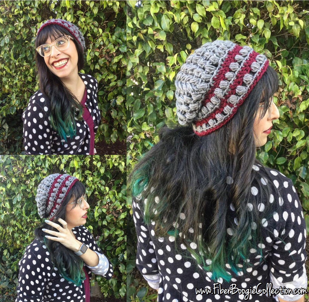 CUSTOM MADE - Puff Slouch Beanie - Etsy