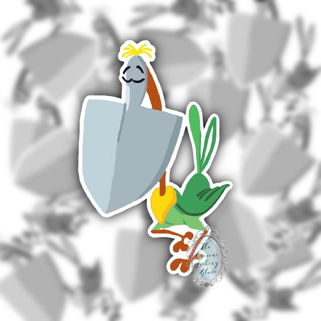 Shovel Bird Character From Alice in Wonderland Tulgey Wood Sticker ...