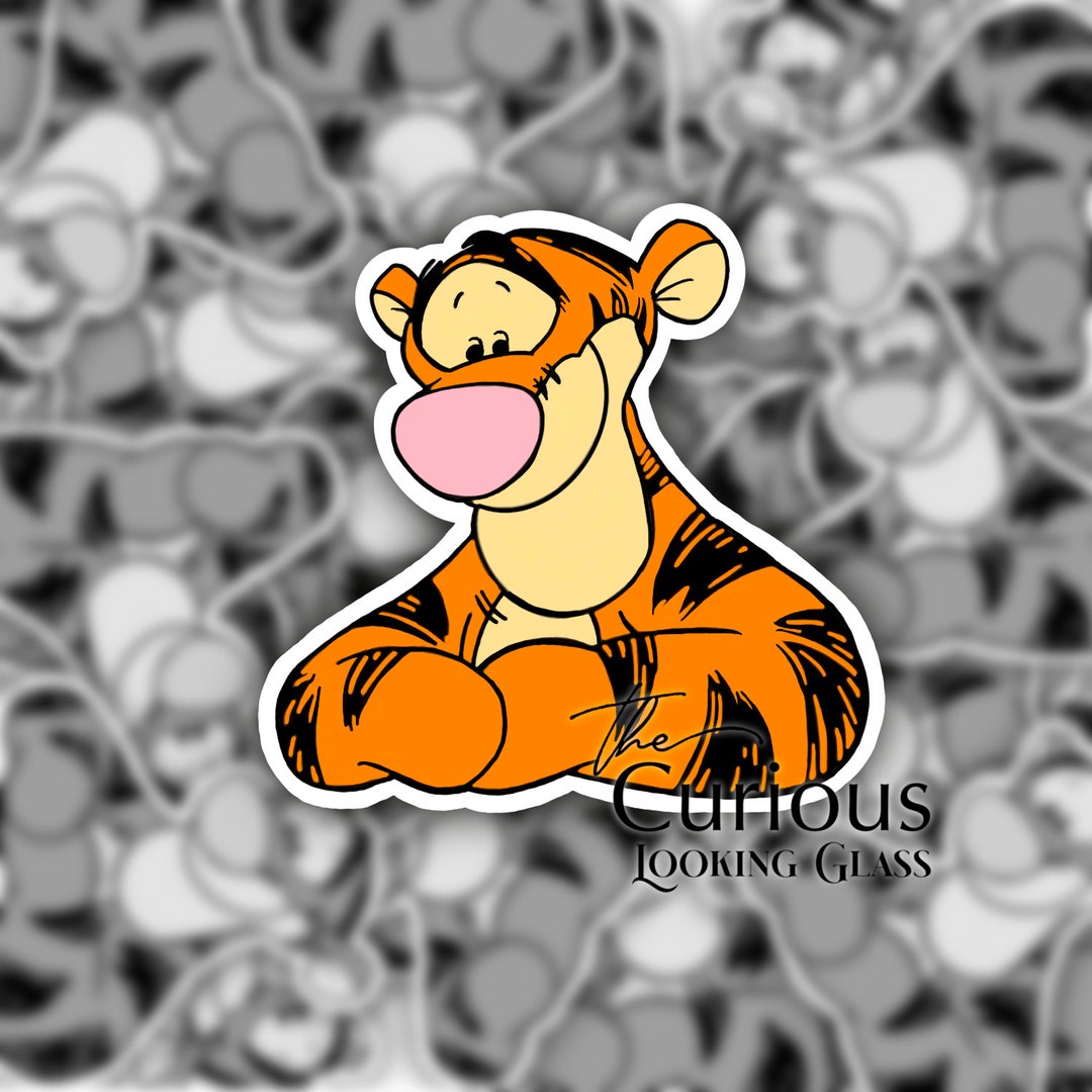 Winnie the Poohs Tigger Sticker / Decal 2.93 T X 3 W - Etsy