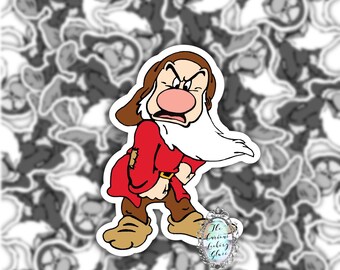 Grumpy Sticker - Etsy
