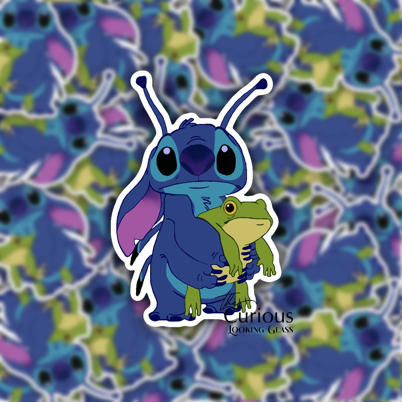 Lilo and Stitch With Frog Sticker Decal 3 T X 2 W - Etsy Australia