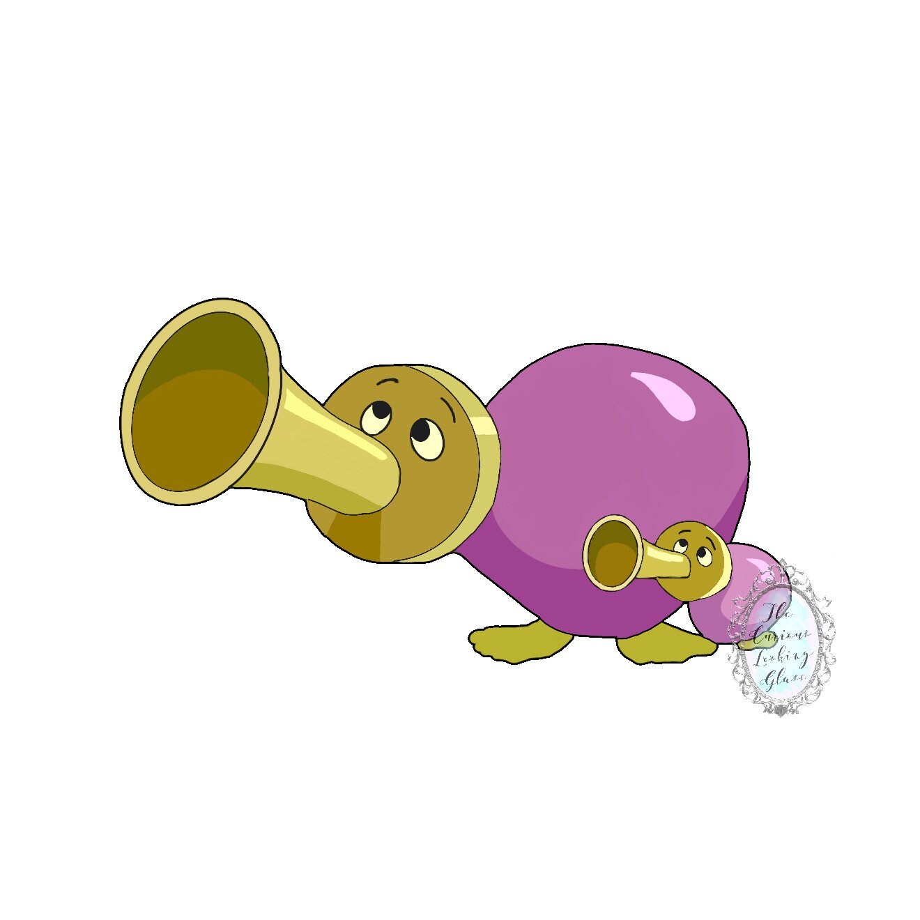 Alice in Wonderland Horn Duck and Duckling Sticker / Decal 2 - Etsy UK