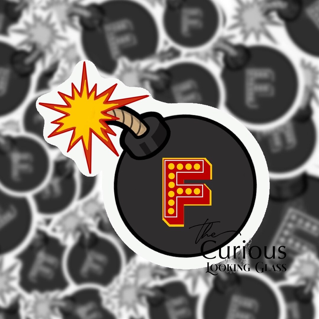 Funny F Bomb Sticker Decal - Etsy