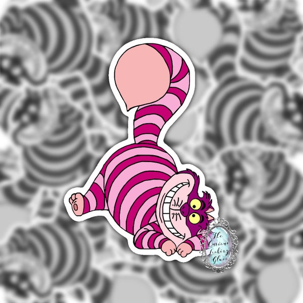 Cheshire Cat Decal - Etsy