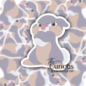 Thumper Bunny Rabbit Disney Bambi Vinyl or Glossy Paper Sticker Decal 3 ...