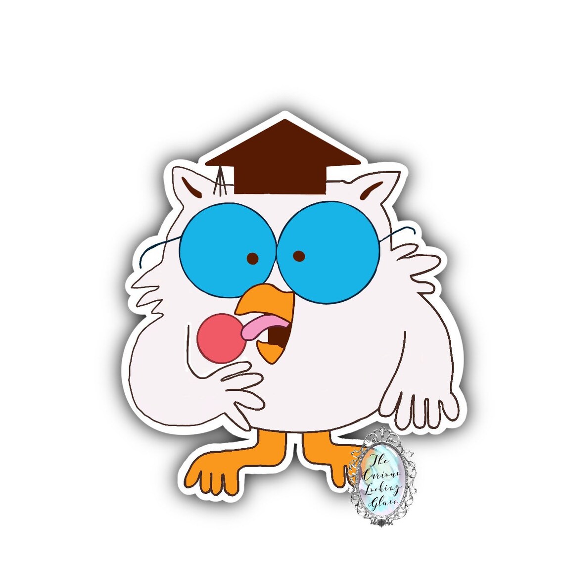 Retro Tootsie Pop Owl Tootsie Roll Candy Sticker/ Decal 3T X - Etsy