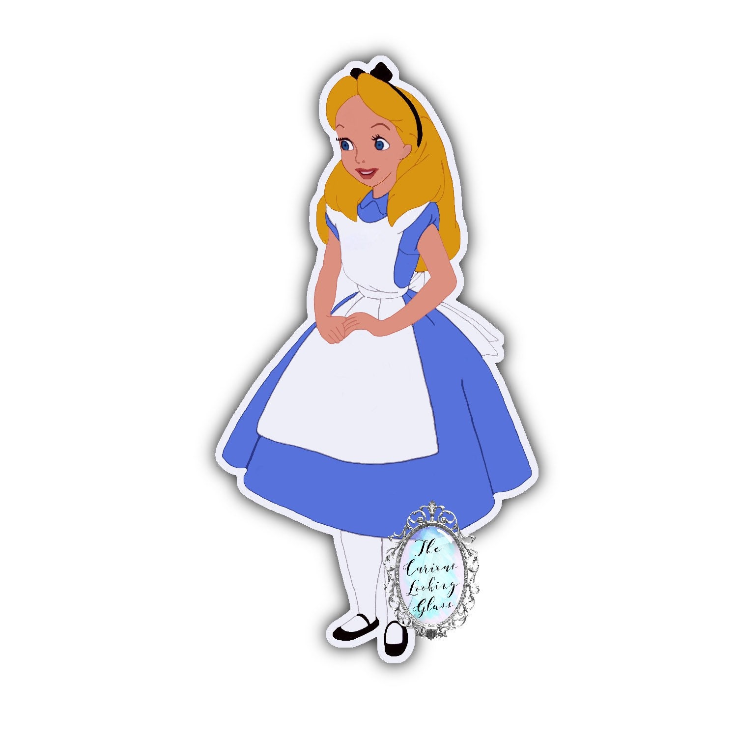 Alice in Wonderland Simply Alice Sticker/ Decal | Etsy