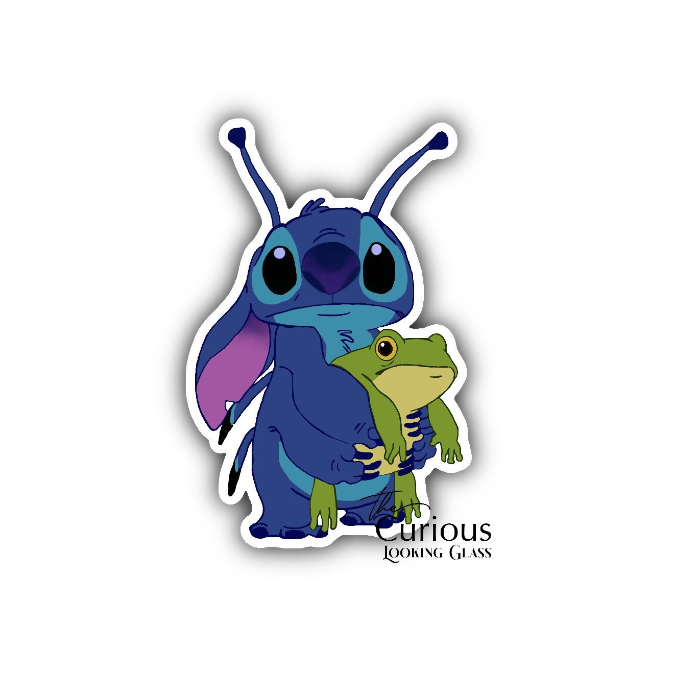 Lilo and Stitch With Frog Sticker Decal 3 T X 2 W - Etsy Australia